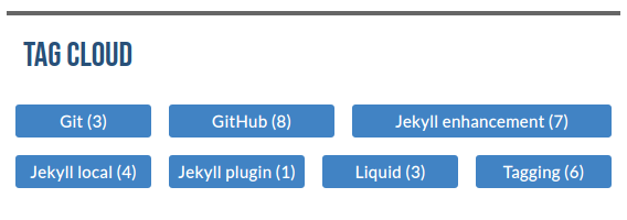 Usar tags y categorías en Jekyll (bonus track) – Empezando con Jekyll – mis primeras notas y docs...